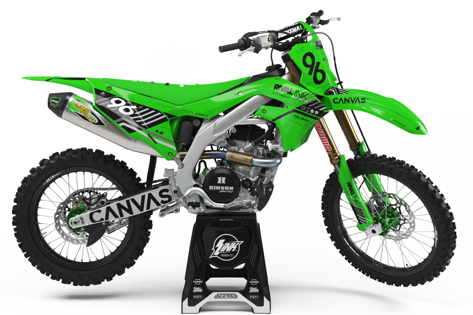 Kit de Gráficas Kawasaki Proximity Green - Animal Grafix